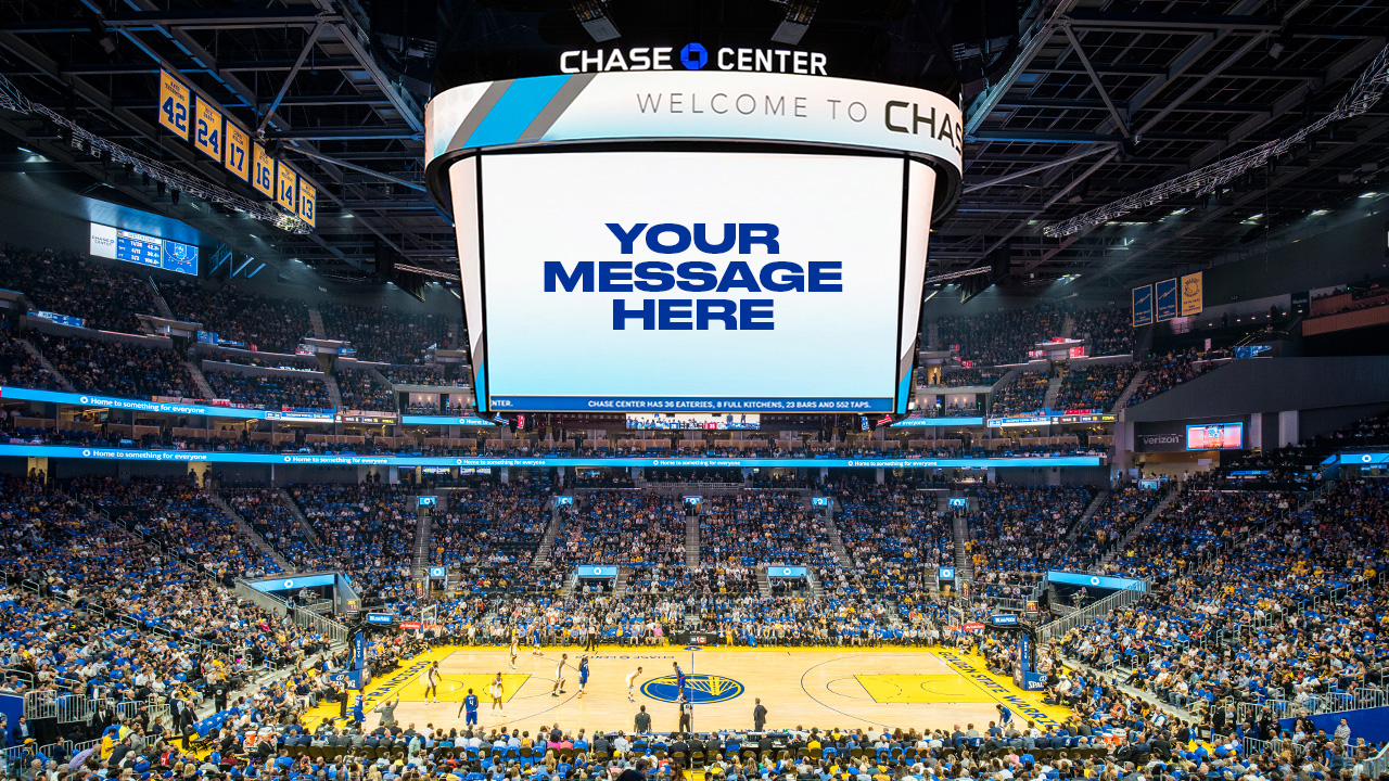 Scoreboard Message | Golden State Warriors